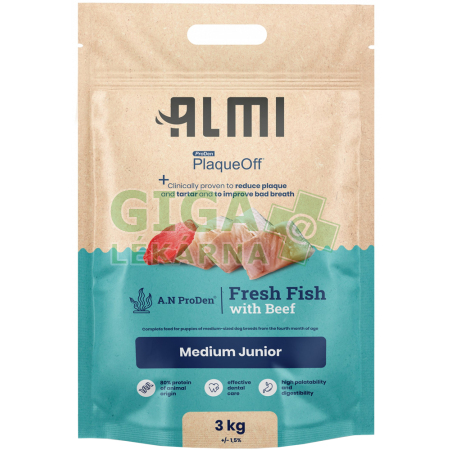 ALMI Medium Junior 3kg - GigaLekáreň.sk