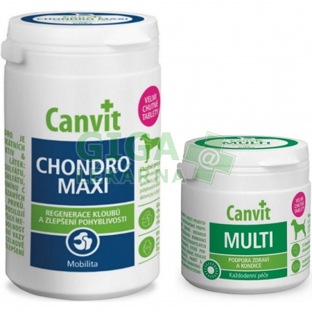 Canvit Chondro Maxi 500g + Canvit Multi 100g - GigaLekáreň.sk