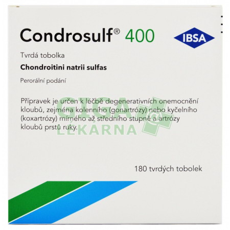 Condrosulf 400 180 kapsúl - GigaLekáreň.sk