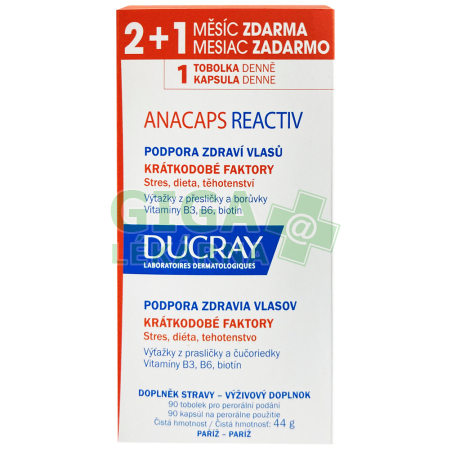 DUCRAY Anacaps Reactiv 90 kapsúl - GigaLekáreň.sk