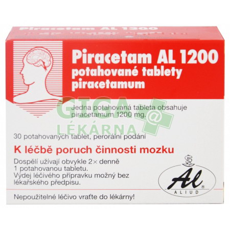 Piracetam AL 1200mg 30 tablet - GigaLekáreň.sk