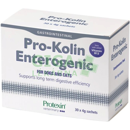 Protexin Pro-Kolín ENTEROGENIC pre psov a mačky 30x4g - GigaLekáreň.sk