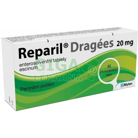 Reparil 40 tabliet - GigaLekáreň.sk