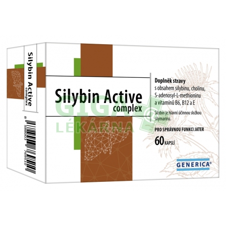 Silybin Active complex 60 kapslí Generica - GigaLekáreň.sk