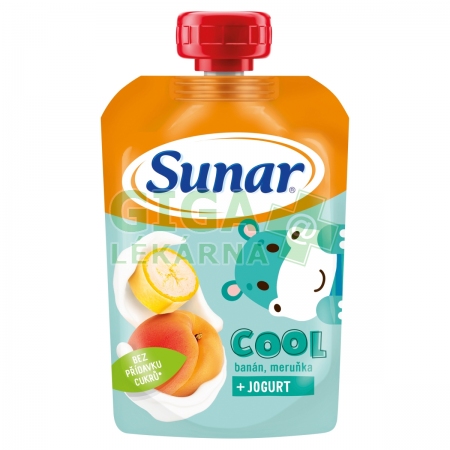 Sunar Cool banán marhuľa jogurt 110g - GigaLekáreň.sk