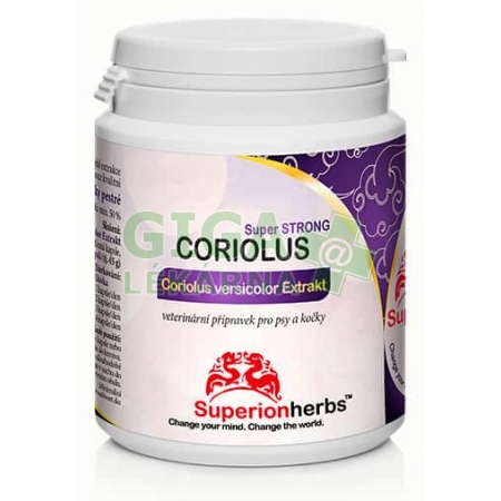 Superionherbs Coriolus versicolor extrakt 90 kapslí - GigaLekáreň.sk