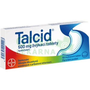 Talcid 500 mg tablety, 50 l - GigaLekáreň.sk
