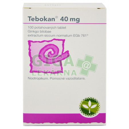 Tebokan 40 mg 100 tabliet - GigaLekáreň.sk