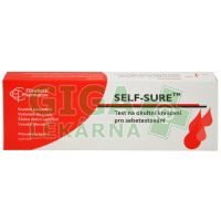 Test Self-Sure okultního krvácení do stolice 1ks - GigaLekáreň.sk