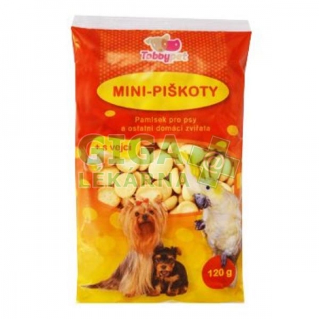 TOBBY Piškoty pro psy MINI 120g - GigaLekáreň.sk