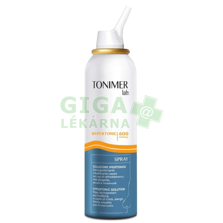 TONIMER lab hypertonický sprej 600 mOsm/kg 125ml - GigaLekáreň.sk