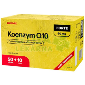 Walmark Koenzym Q10 Forte 60mg tablety 50+10 Promo2024 - GigaLekáreň.sk